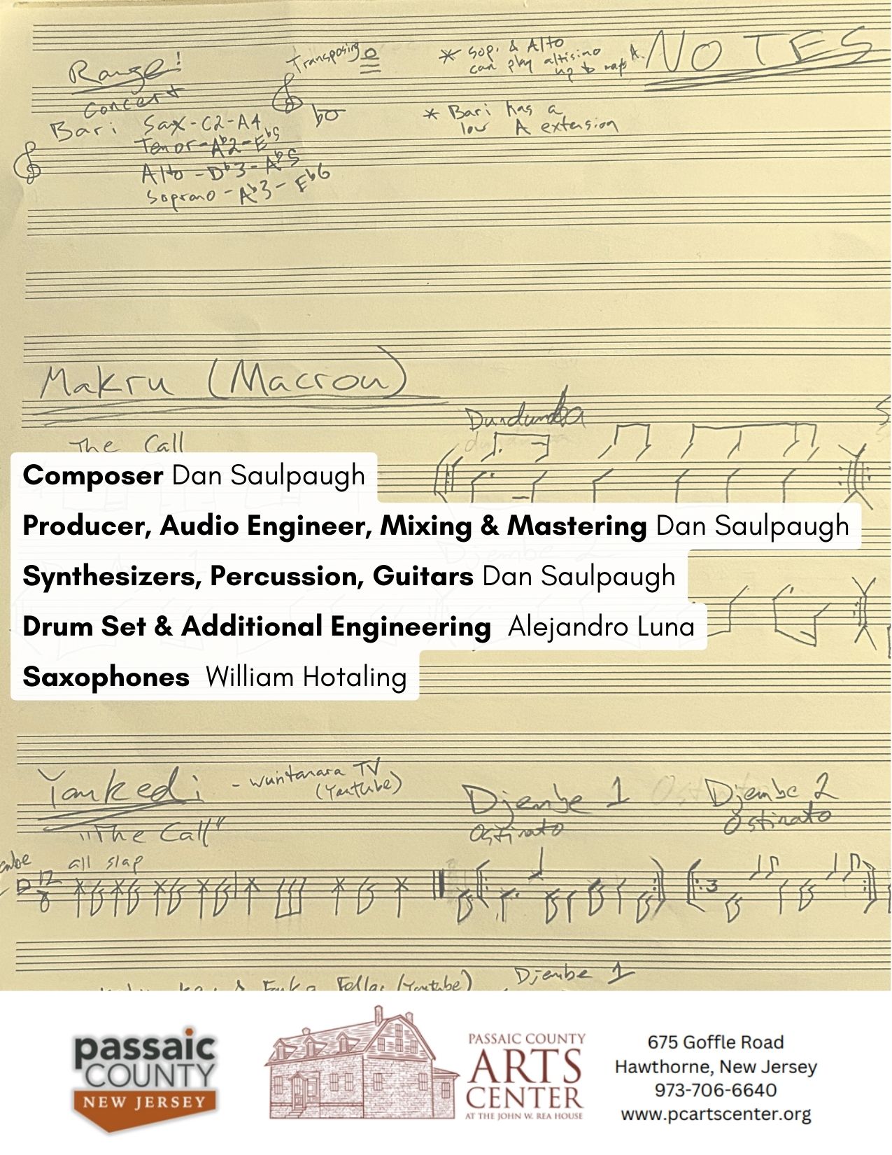 Soundscape for Road From Home by Daniel Saulpaugh - See Passaic County